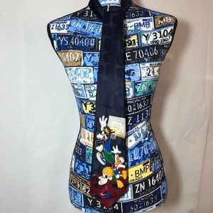 Disney | Accessories | Vintage Mickey Mouse Silk Tie | Poshmark